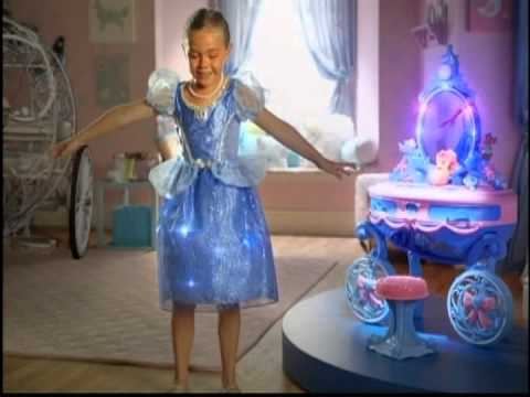 Disney Cinderella Vanity & Light up Dress Commercial