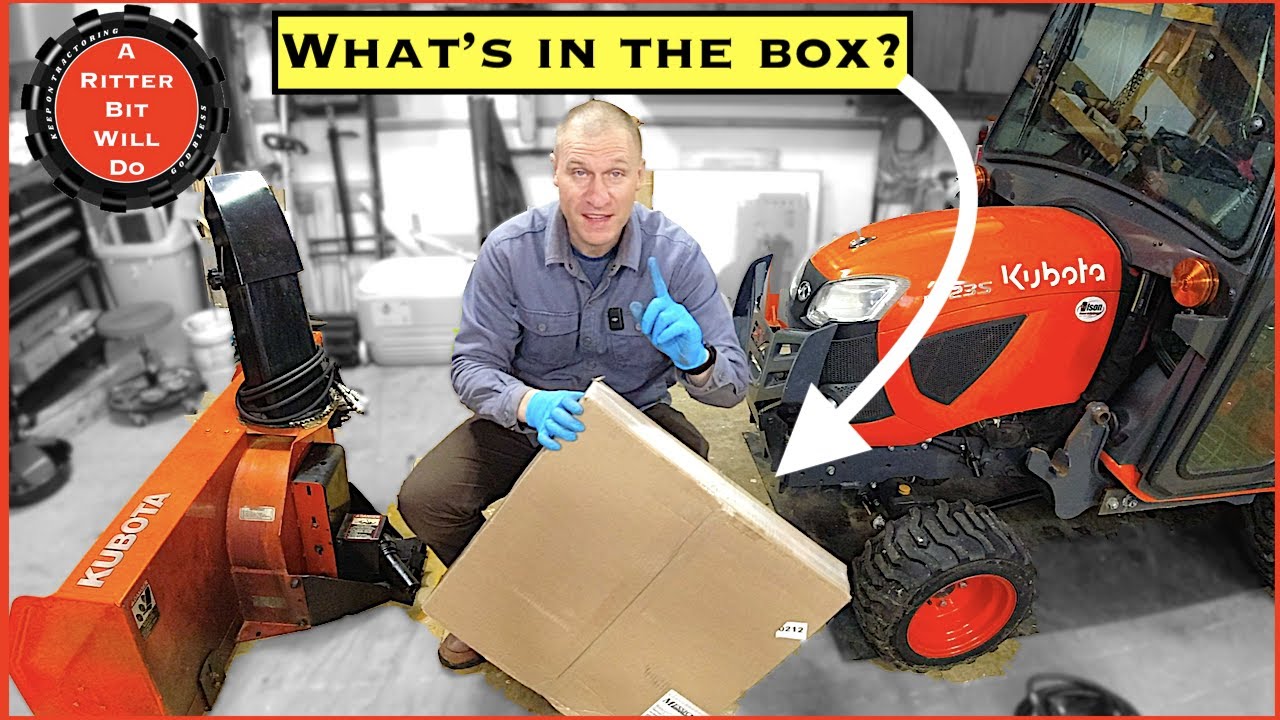 KUBOTA BX SURPRISE REVEAL! (What's in the Box?) - YouTube