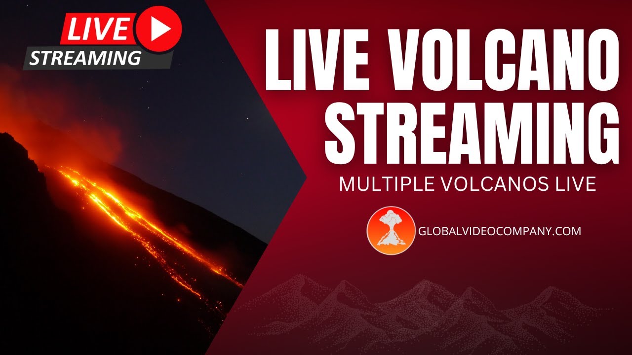 🌋Live Volcano Streaming: Interactive Multiple Volcanos Live - YouTube