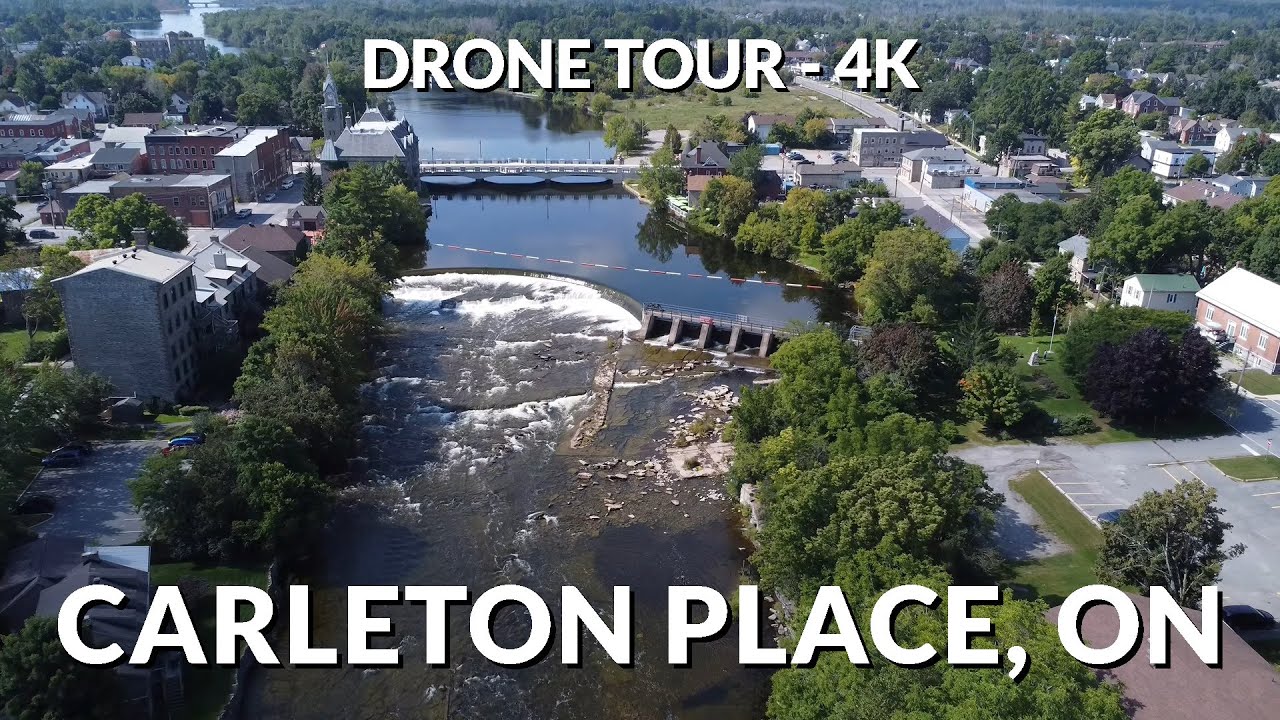 Drone Tour: Carleton Place, Ontario - Highlights - YouTube