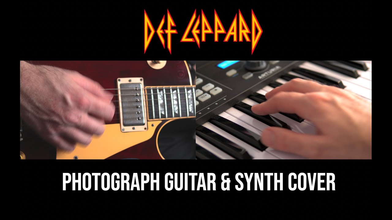 Def Leppard Photograph guitar synth cover - YouTube