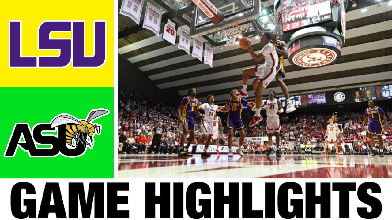 LSU vs Alabama State Highlights | NCAA Men's Basketball | 2024 College ...
