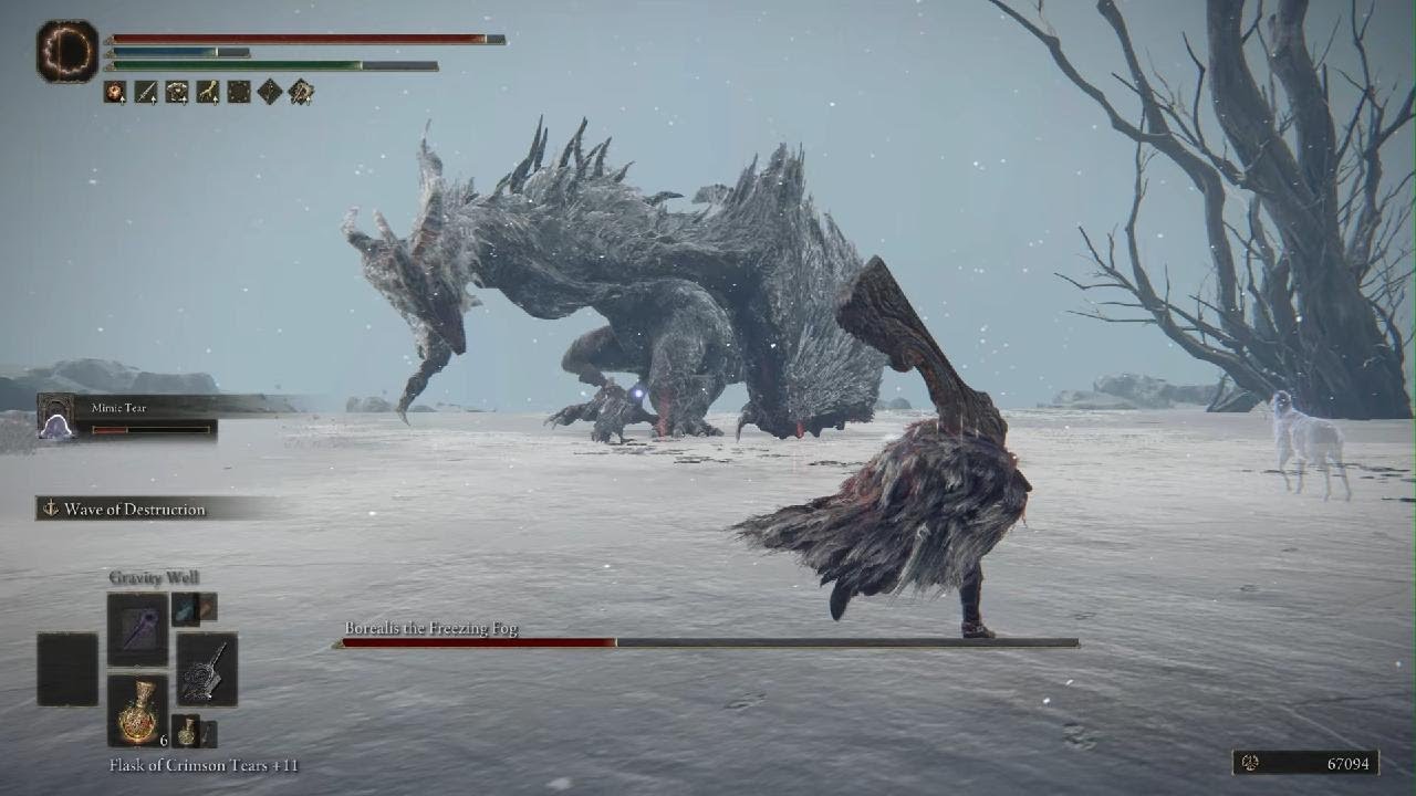 ELDEN RING Borealis the freezing fog - YouTube