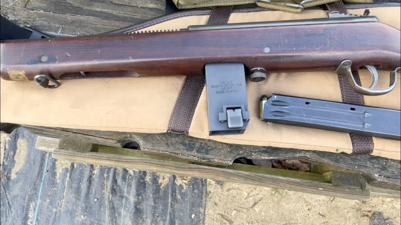 Reising SMG with Uzi .45 magazines - YouTube