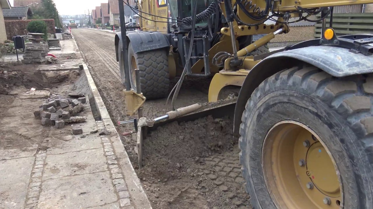 CAT 120M AWD Grader - YouTube