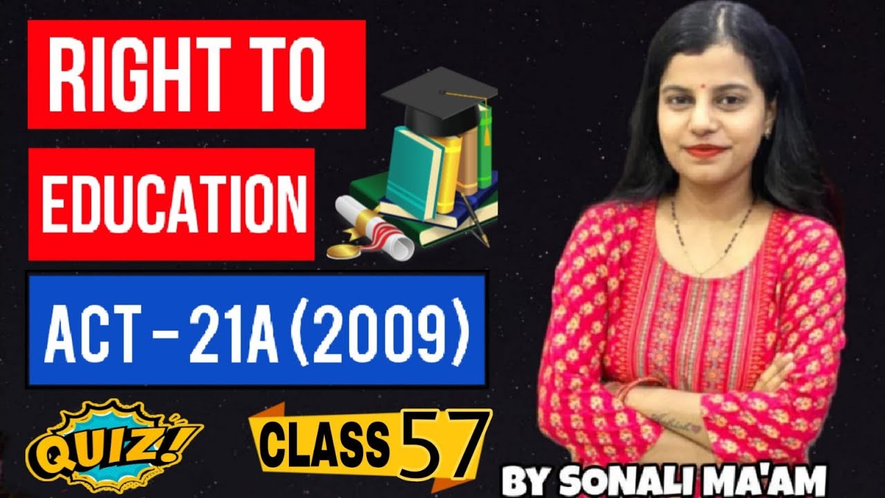 Right To Education India RTE 86th Amendment Act Article 21a Free And