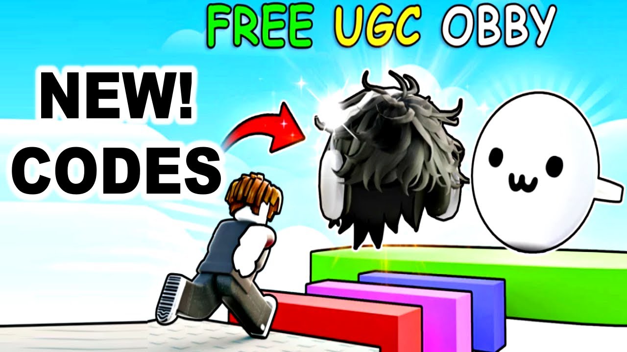 *NEW* ALL WORKING CODES for FREE UGC OBBY (AFK OR PLAY) ROBLOX - YouTube
