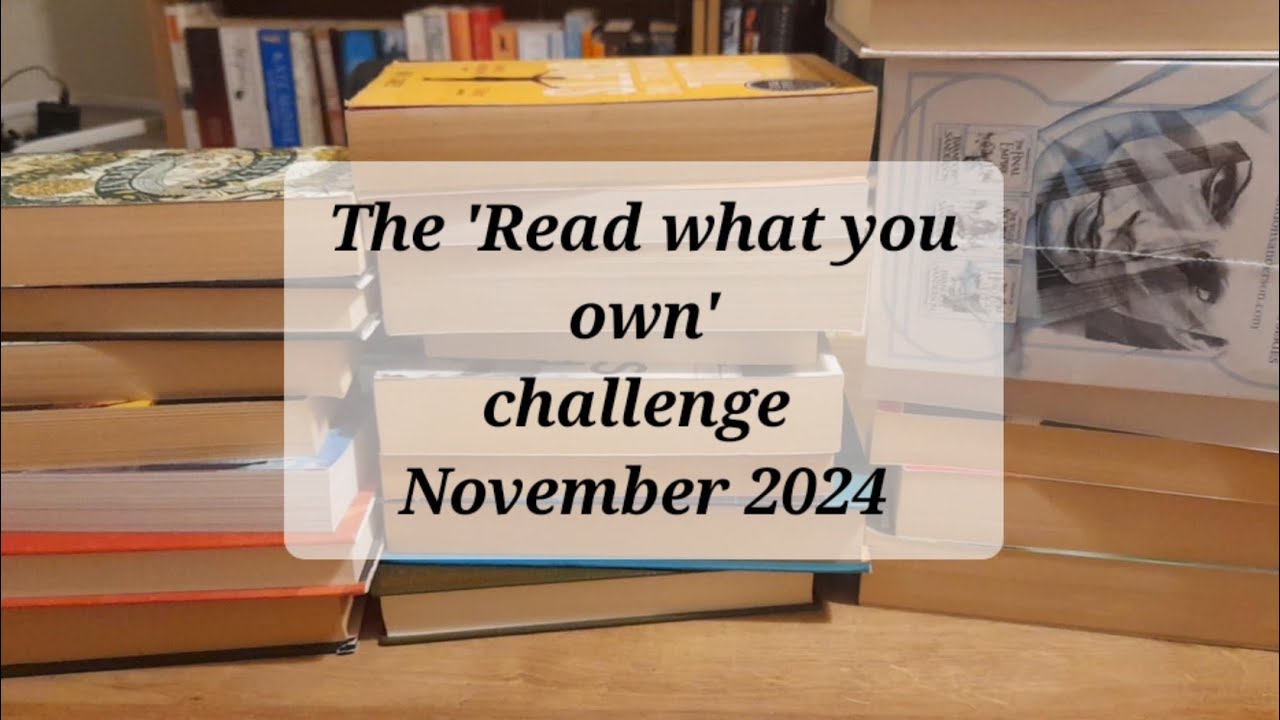 The Read What you Own Challenge 2024 - my plans - YouTube