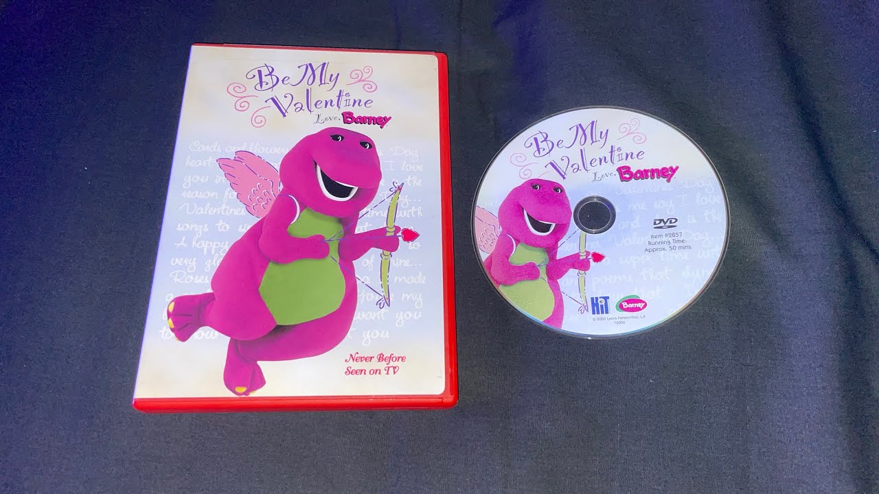 Opening To Be My Valentine: Love Barney 2005 DVD - YouTube