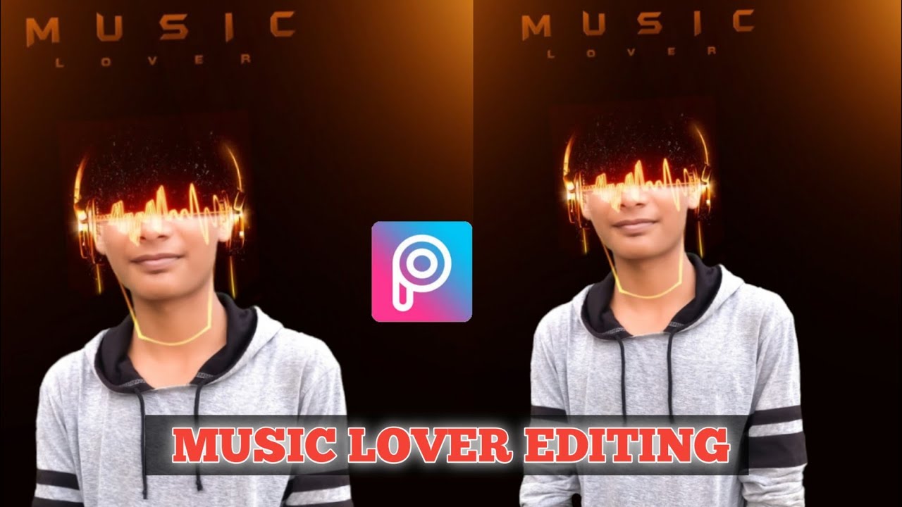 Music lover photo editing tutorial || PicArt Free Tutorial step by step ...