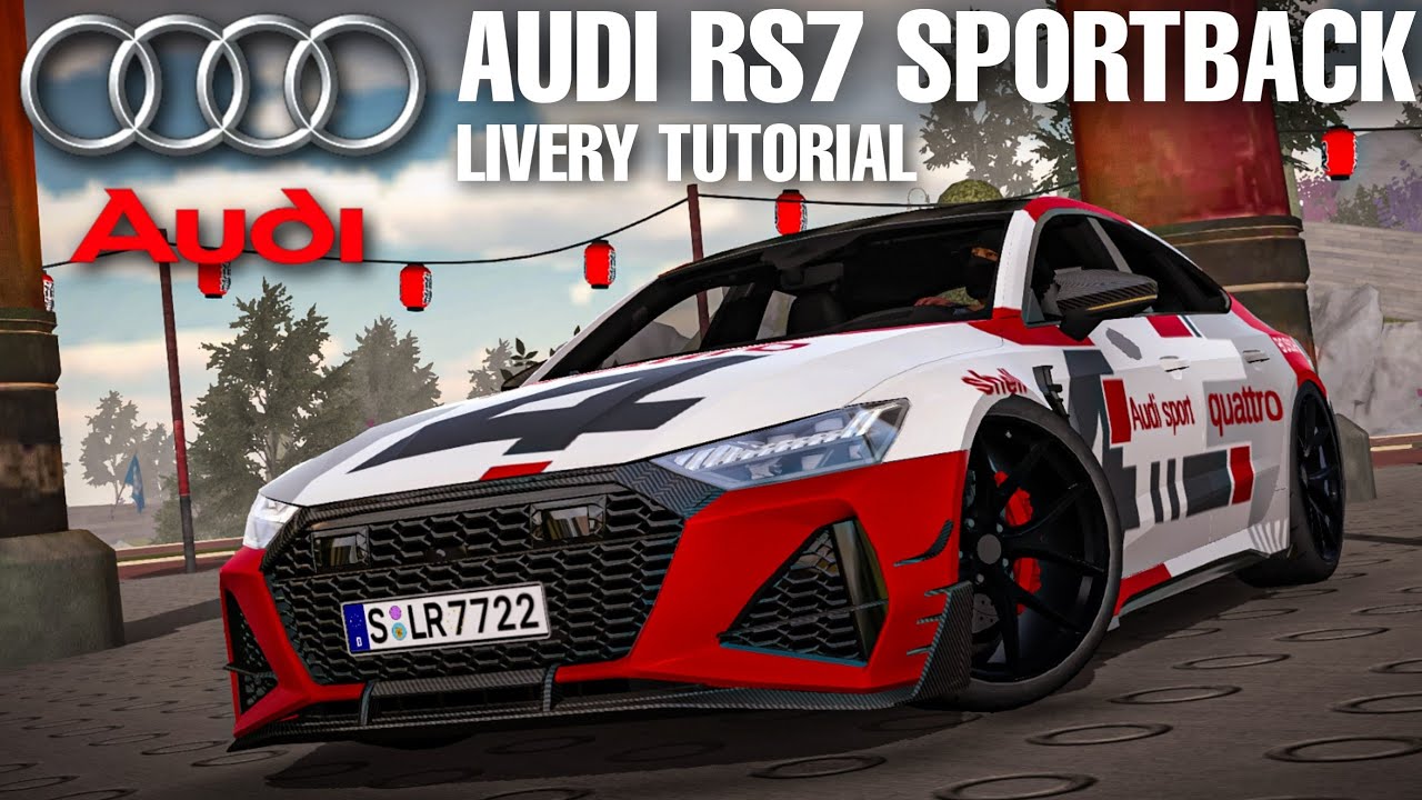 Making Audi RS7 Sportback Livery | Car Parking Multiplayer - YouTube