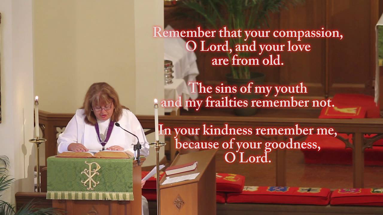 Psalm 25 at First Lutheran Church of Galveston - YouTube