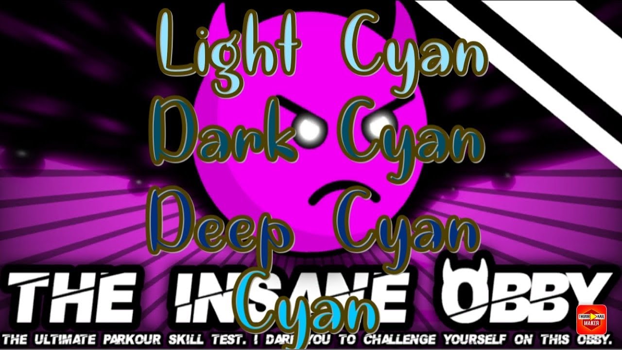 Roblox The Insane obby - Cyan stages - YouTube