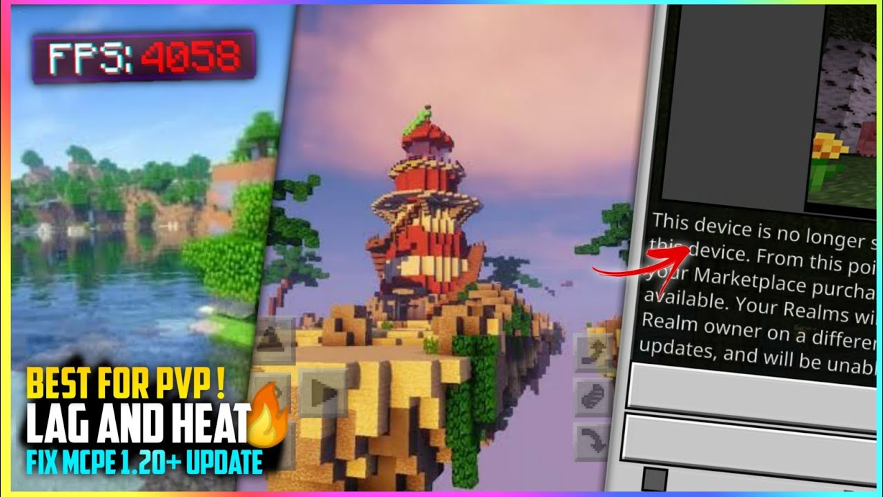 How To Fix Lag In Mcpe || Optifine for Minecraft PE || fps client mcpe ...