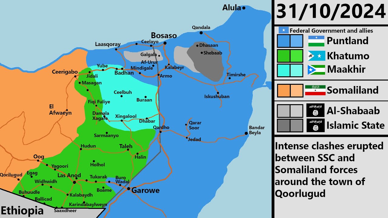 Northern Somalia Conflict: 2001 – 2024 [OUTDATED] - YouTube
