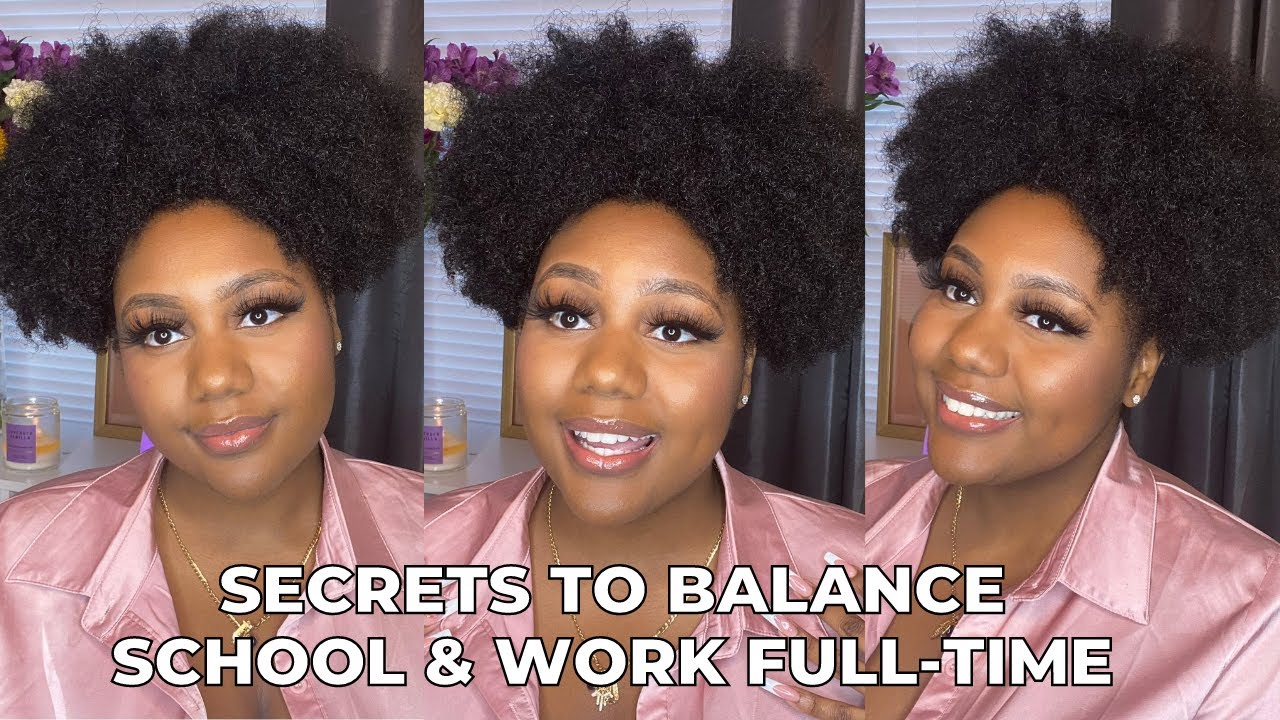 HOW TO SURVIVE FULL - TIME SCHOOL & FULL - TIME WORK | MY RECOMMENDED ...