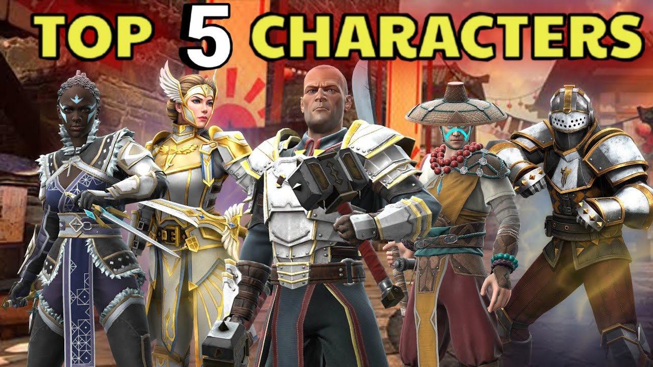 Top 5 characters in Shadow Fight Arena - YouTube