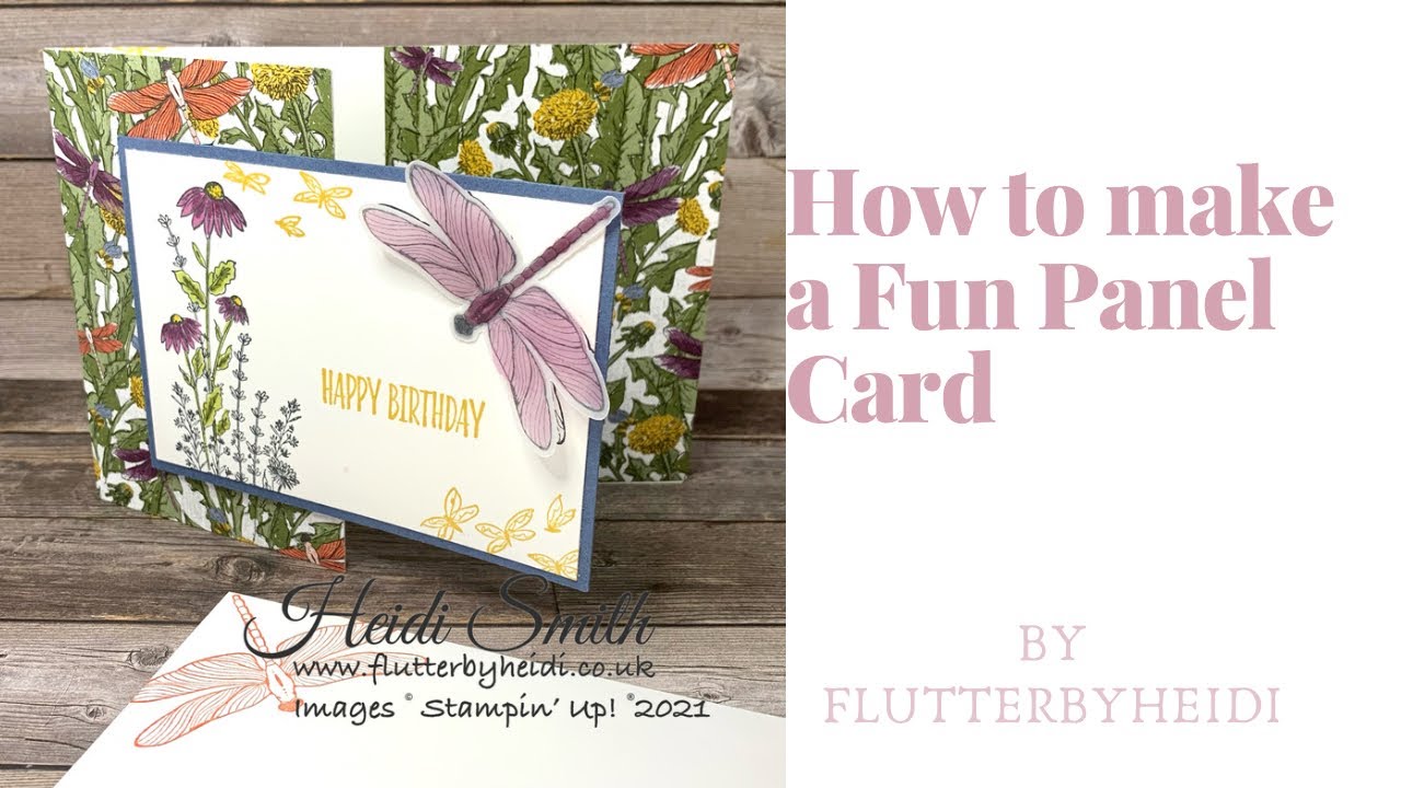 Fun Fold #140 How to make a fun panel Card Fancy Fold CRAFT HOW TO ...