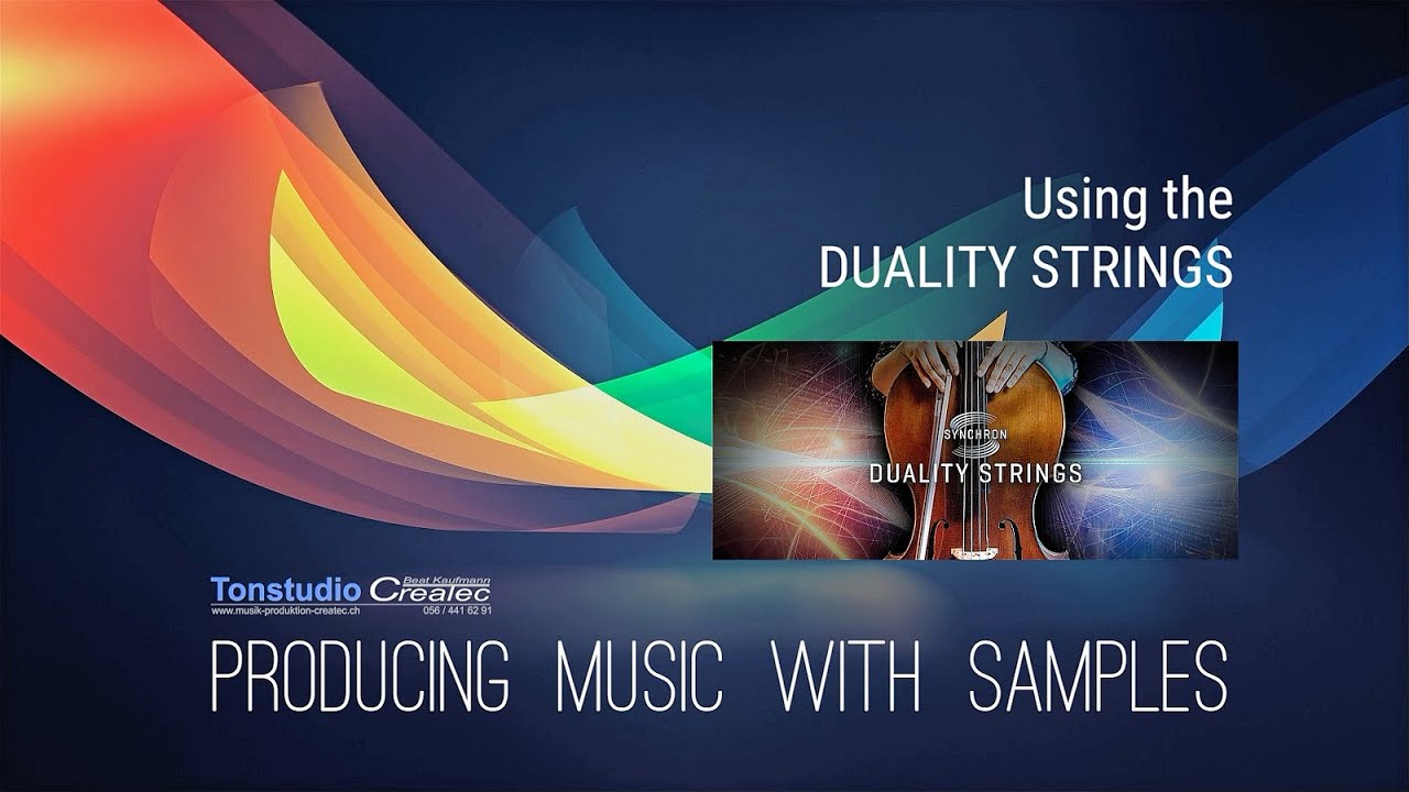 Producing Music with Samples and DUALITY STRINGS (V2) - YouTube