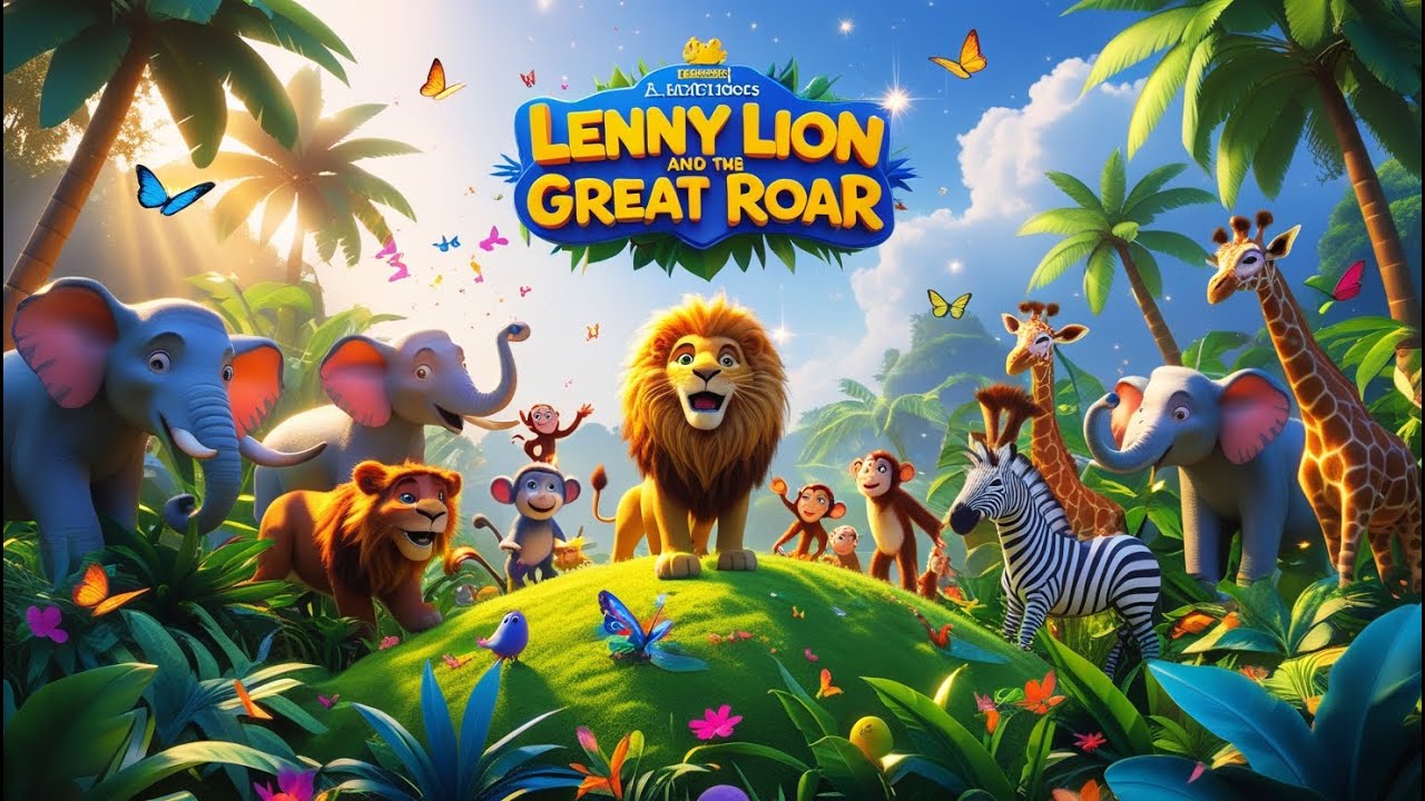 Lenny the Lion and the Great Roar | Kids Song | Nursery Rhymes ...