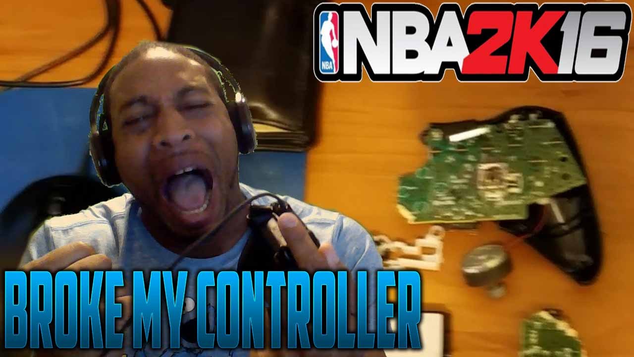 *Must See* NBA 2K16 Made Me Break My Controller lol -NBA 2K16 - My Park ...