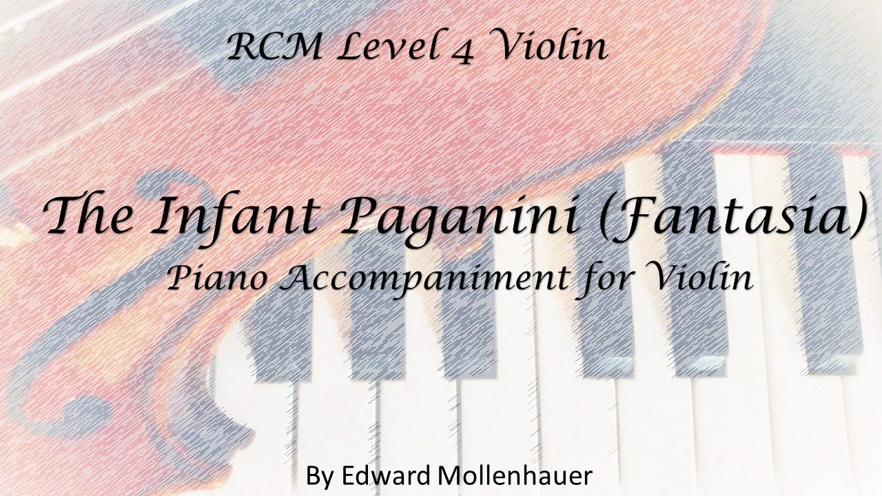 The Infant Paganini by Edward Mollenhauer - Piano Accompaniment for ...