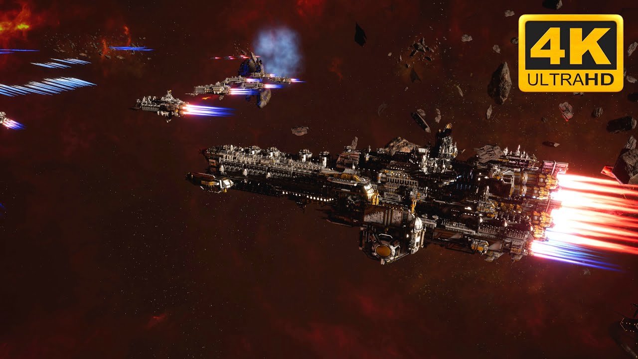 Imperial Navy vs Tau Merchant Fleet - Skalgrim Mod - 4K Quality ...