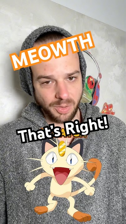 Meowth is a special Pokemon. He can speak like we can and can walk on ...