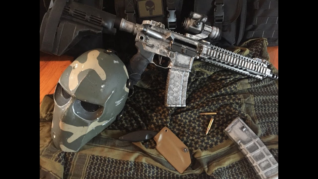 AR 15 Paint Tutorial - YouTube