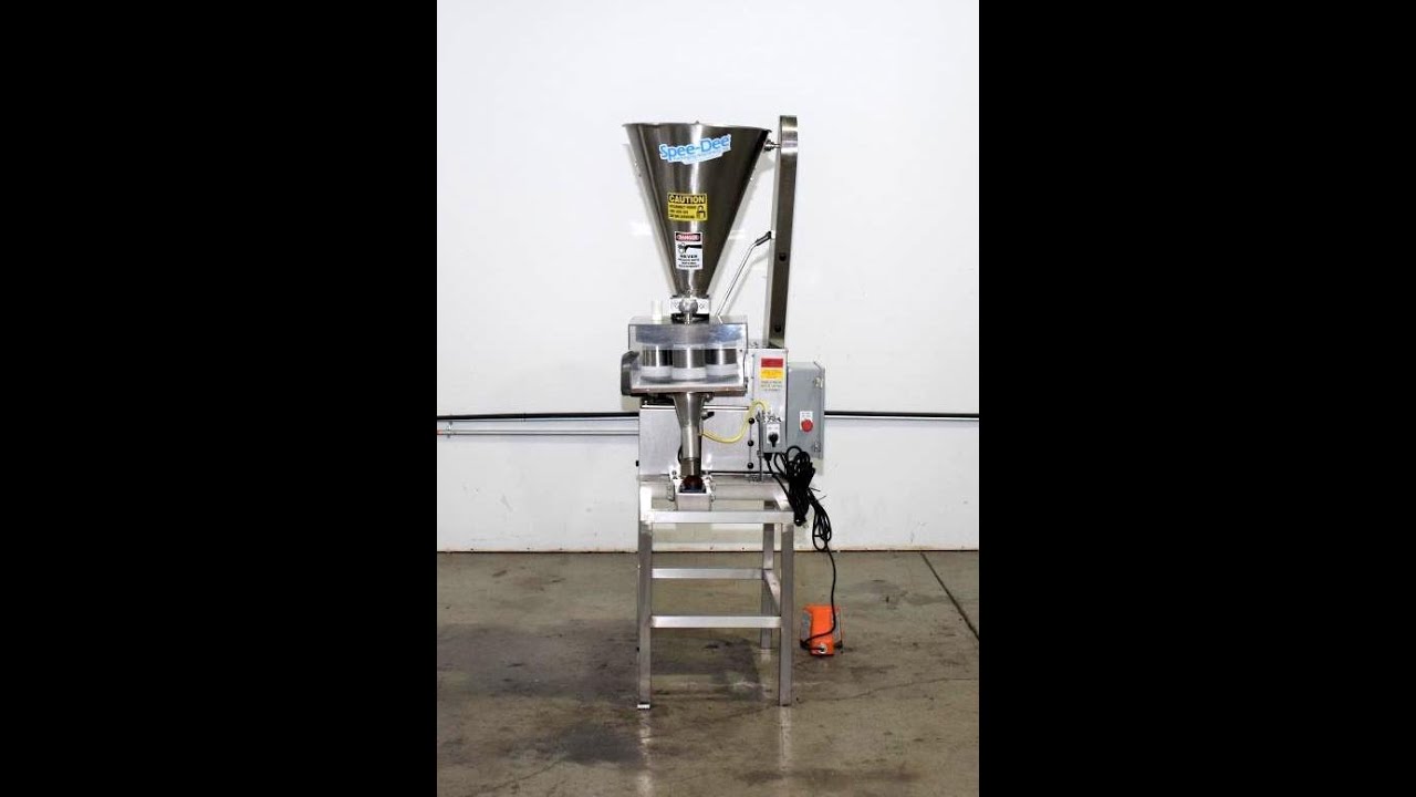 Spee-Dee Model CBE-234-W Rotary Volumetric Cup Powder Filler - Stock ...
