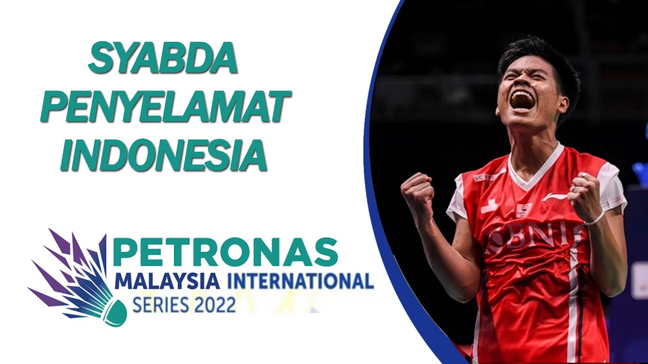 Syabda 🇮🇩 Menang Ditengah Dominasi China Badminton Malaysia ...