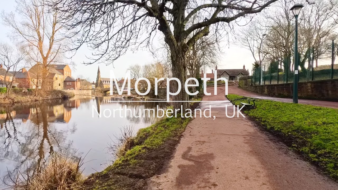 [4K HDR] Peaceful Morning walk around Morpeth, UK | GoPro Hero 11 - YouTube