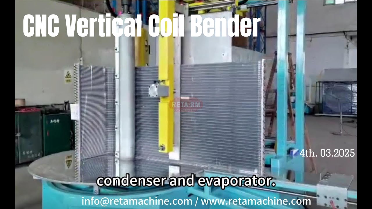 Evaporator and Condenser Coil Bender Machine - YouTube