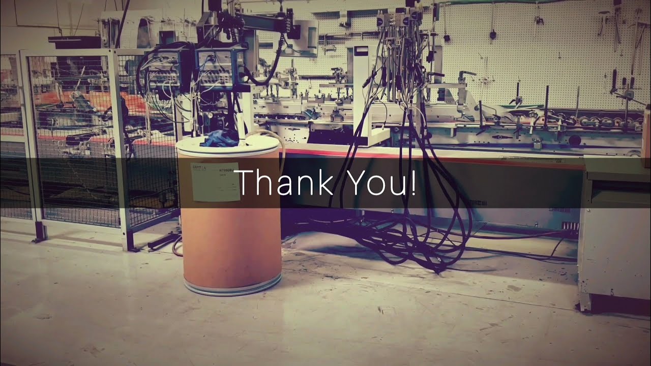 "Thank you" Like it's 1985 📹 1K Subs video / Bobst Expertfold - folder ...