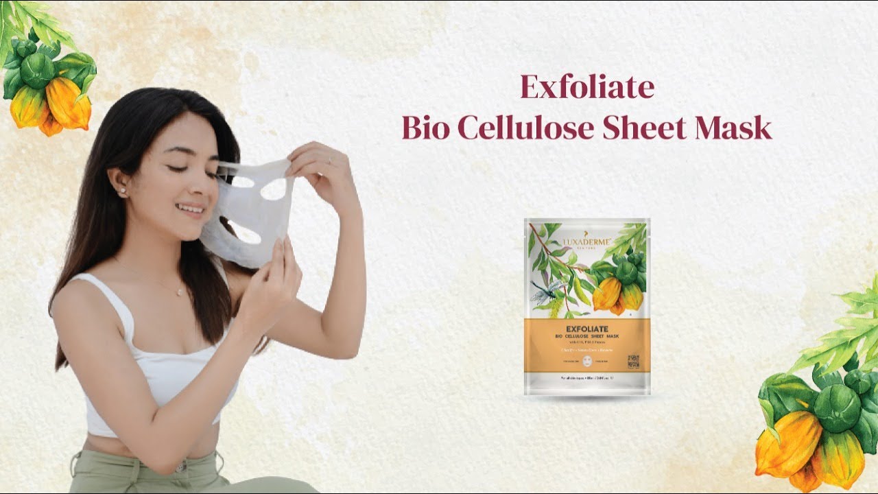 Exfoliate Bio Cellulose Sheet Mask - YouTube