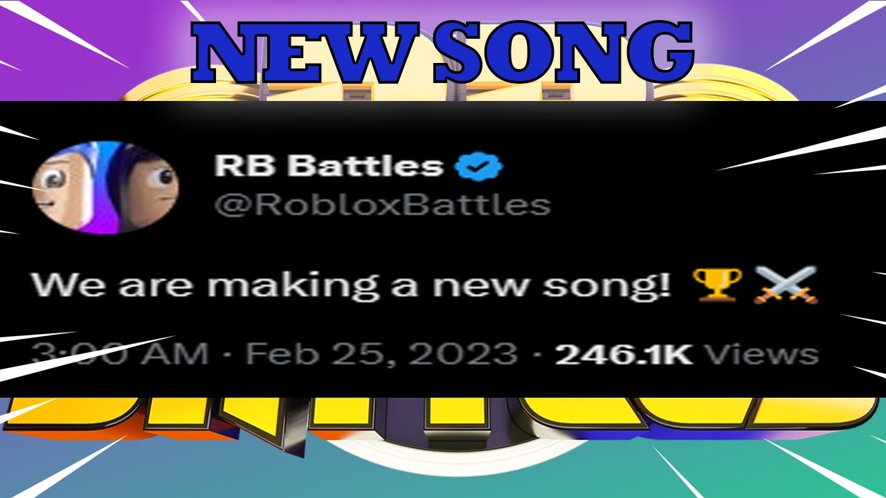 NEW RB BATTLES SONG COMING SOON - YouTube