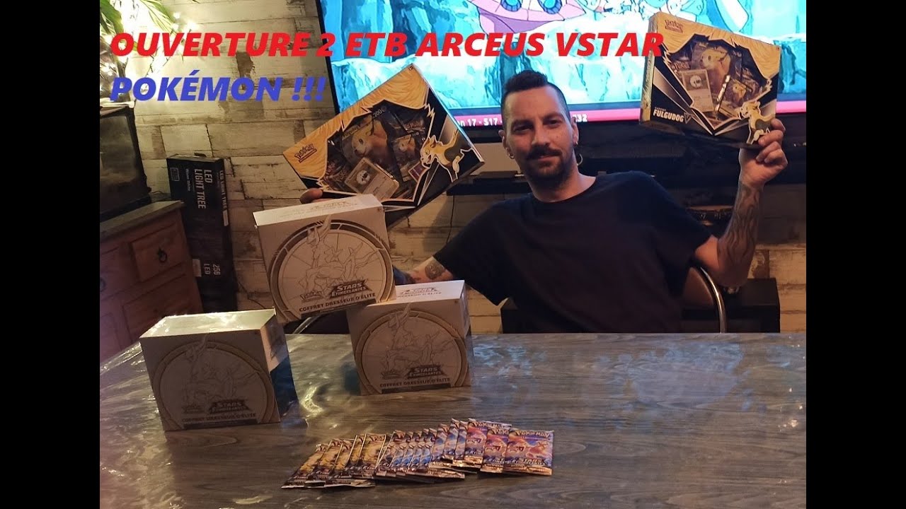 OUVERTURE 2 ETB ARCEUS VSTAR POKÉMON COFFRET DRESSEUR D'ÉLITE STARS ...