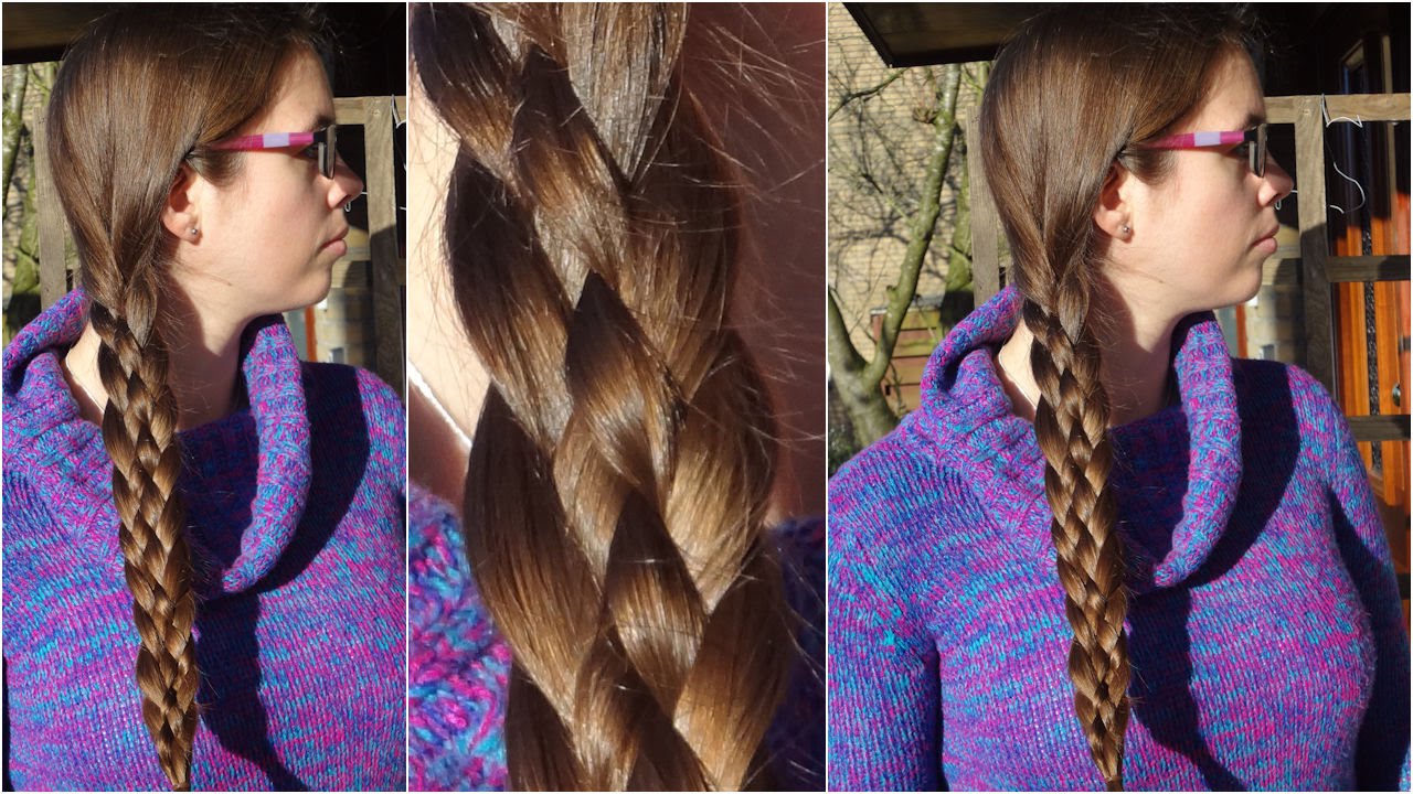 DIY 5 strand braid tutorial - YouTube