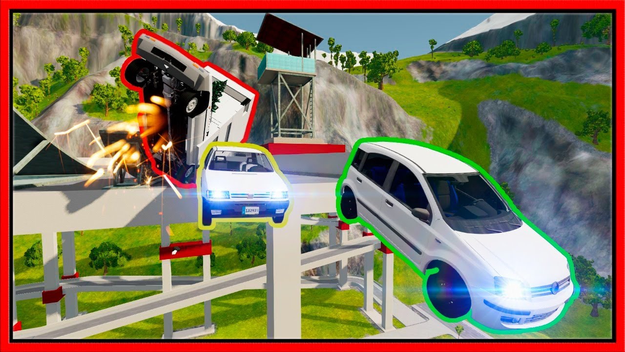 SALTANDO COM CARROS NA PISCINA COM O @gqgames E O @Taffinho ! BeamNG.drive MULTIPLAYER - YouTube