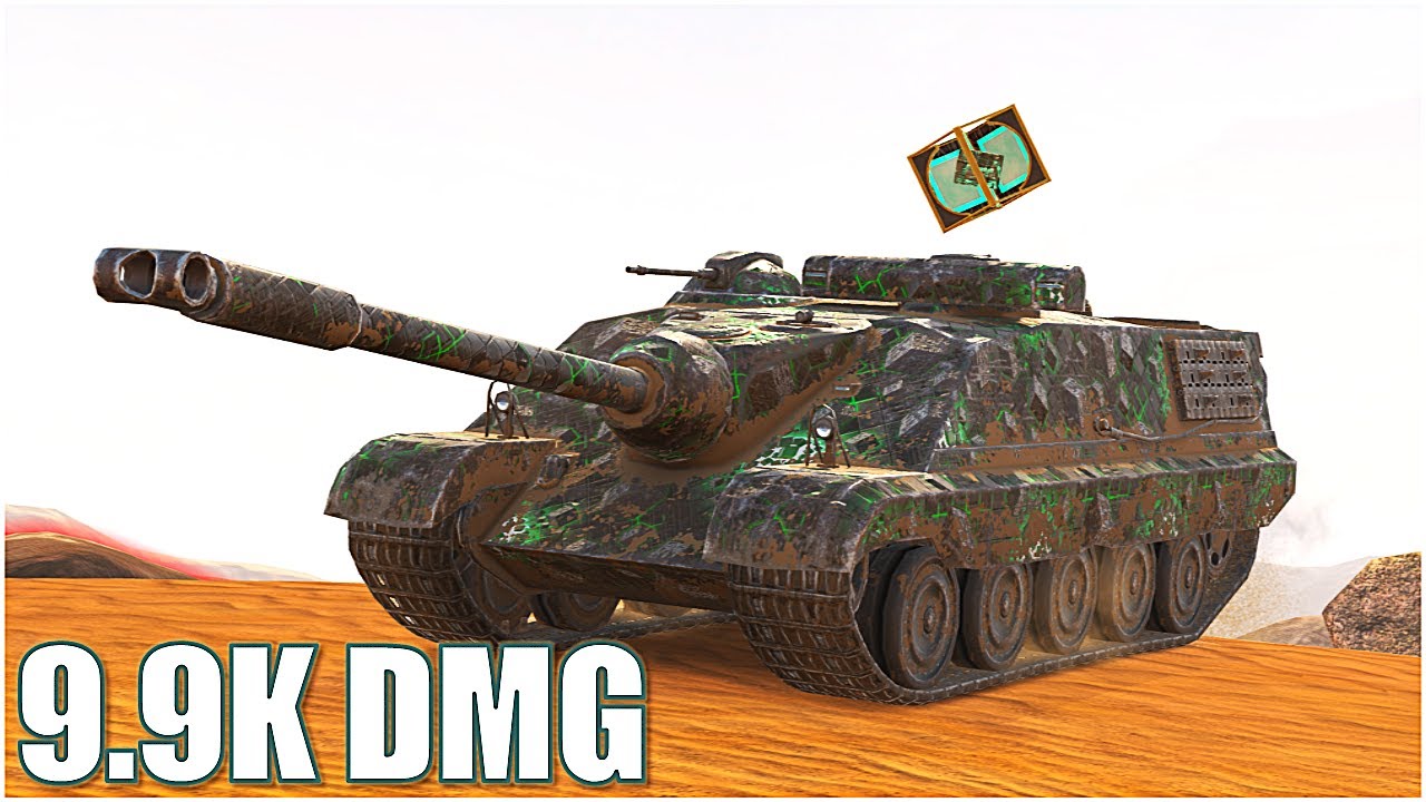 Foch 155 9.9K DMG 5 KILLS WoT Blitz - YouTube