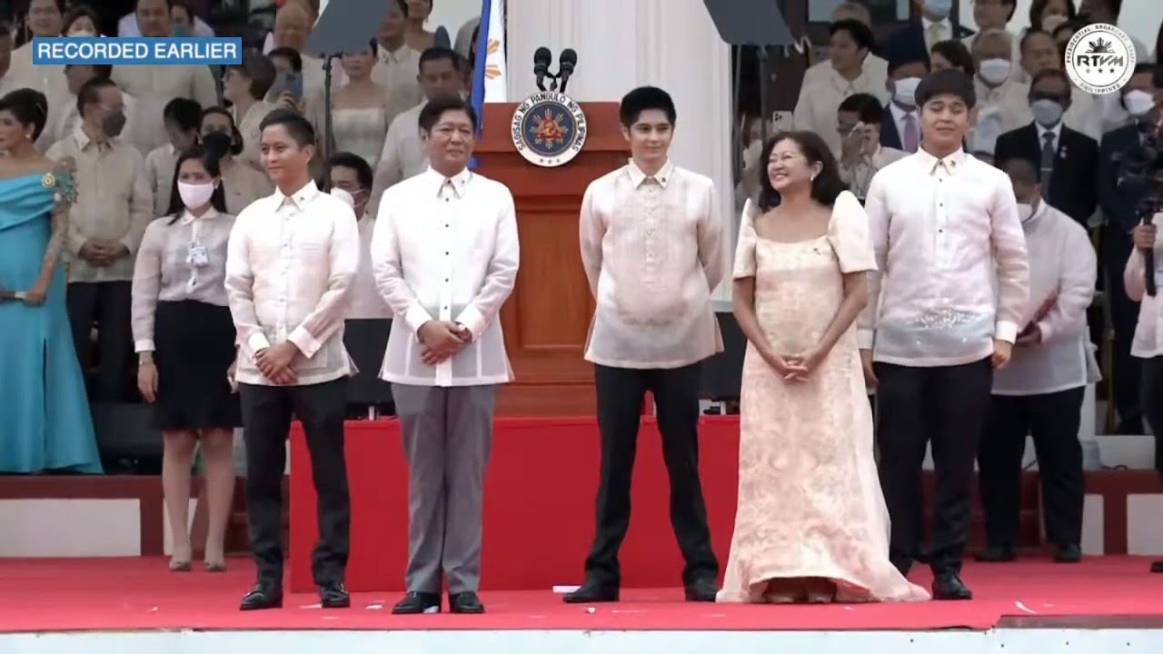 President Ferdinand Marcos Jr. and playing of We Say Mabuhay march ...