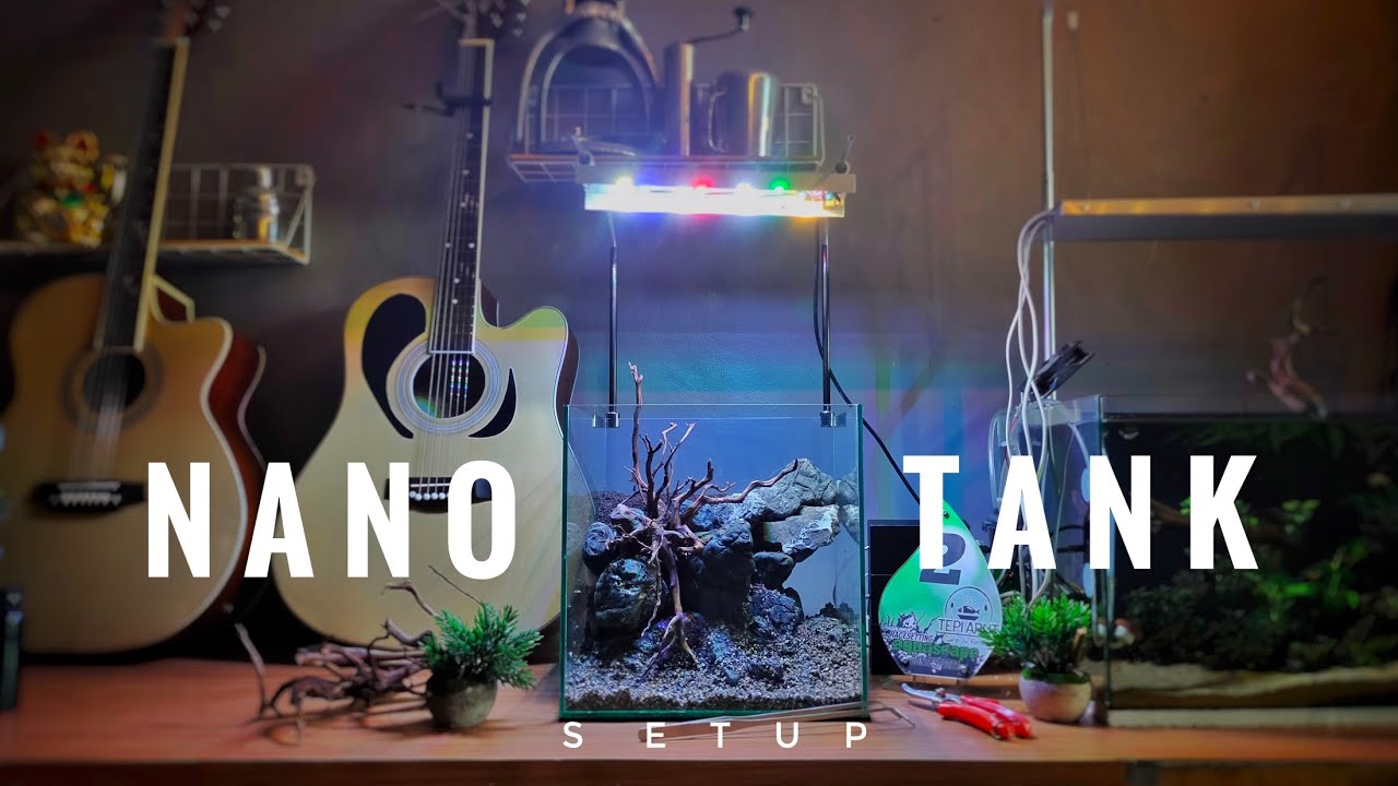 Step by Step Cube Tank Setup | 30cm Nano Tank - YouTube