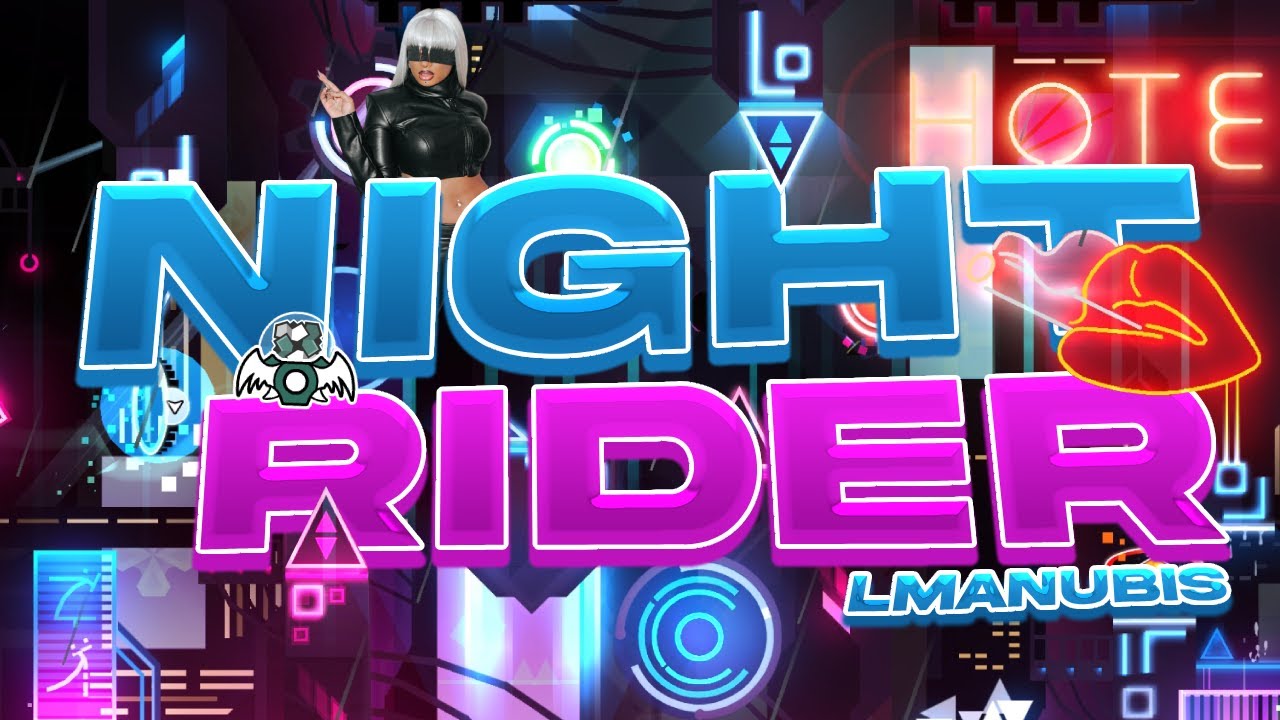 Night Rider 100% (Extreme Demon) by LmAnubis | Geometry Dash 2.2 - YouTube