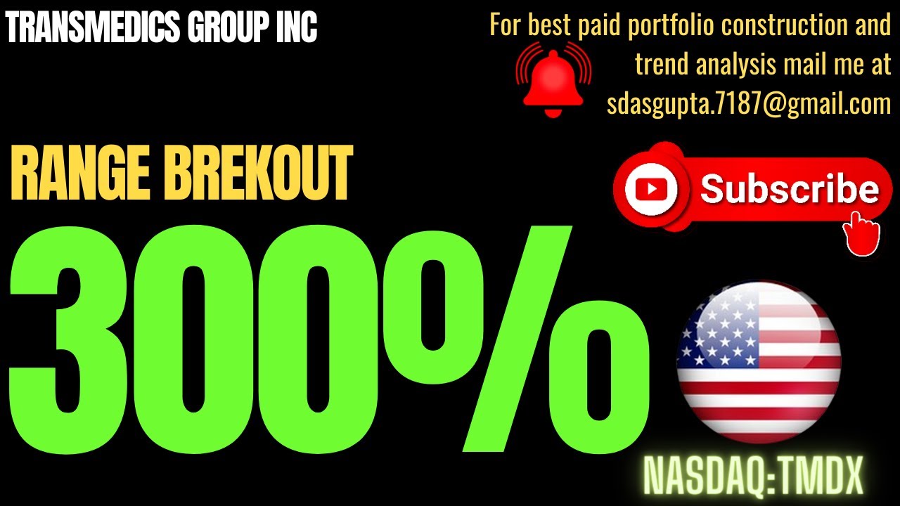 TRANSMEDICS GROUP INC RANGE BREKOUT | TMDX STOCK NEWS - YouTube
