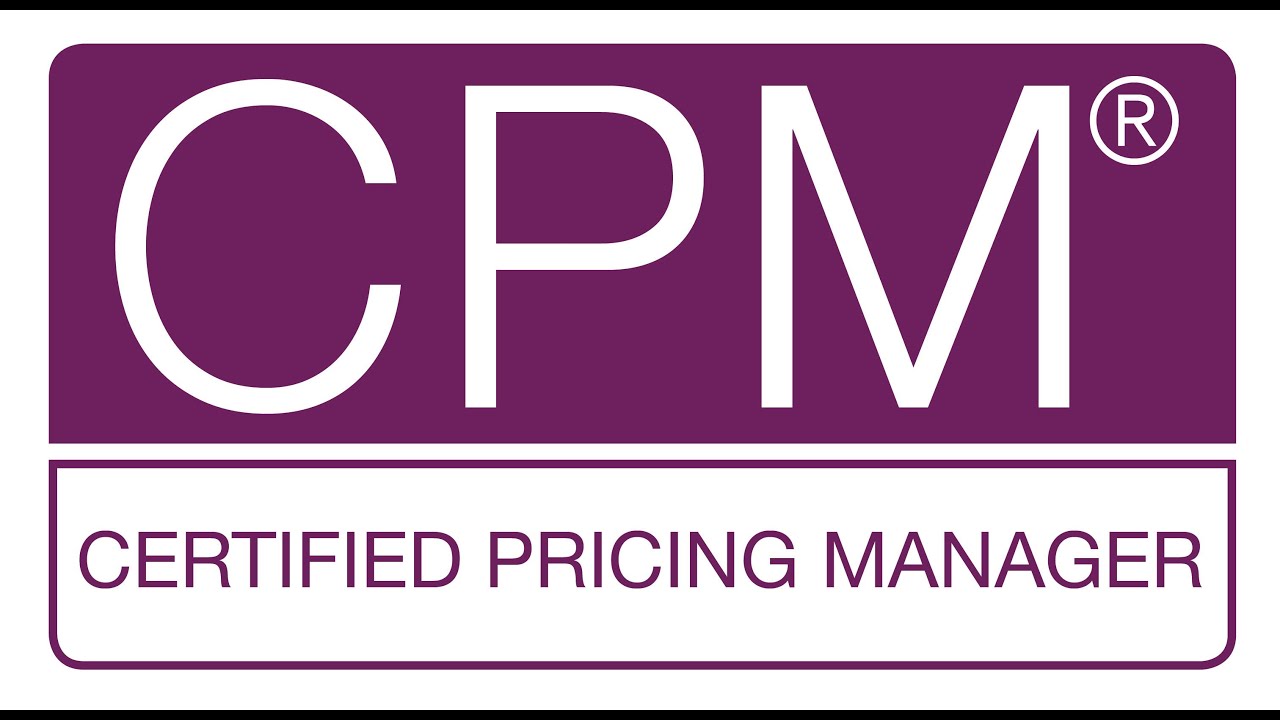 Everything you need to know about the Certified Pricing Manager ...