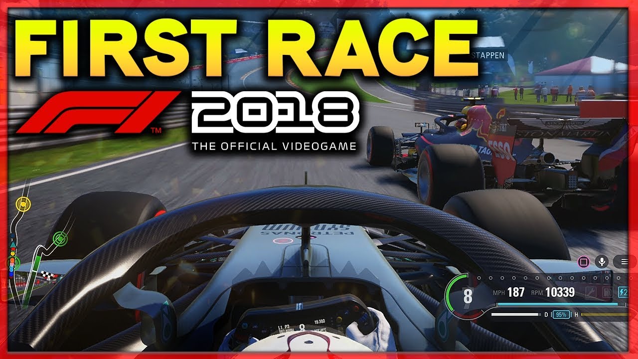 MY FIRST RACE GAMEPLAY ON F1 2018! - YouTube