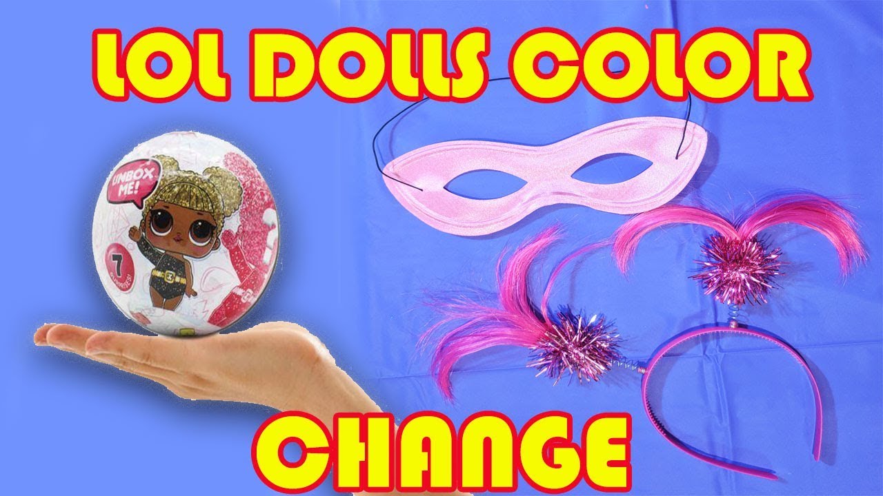 LOL Surprise Dolls Color Change - Cold & Hot Water Test - YouTube