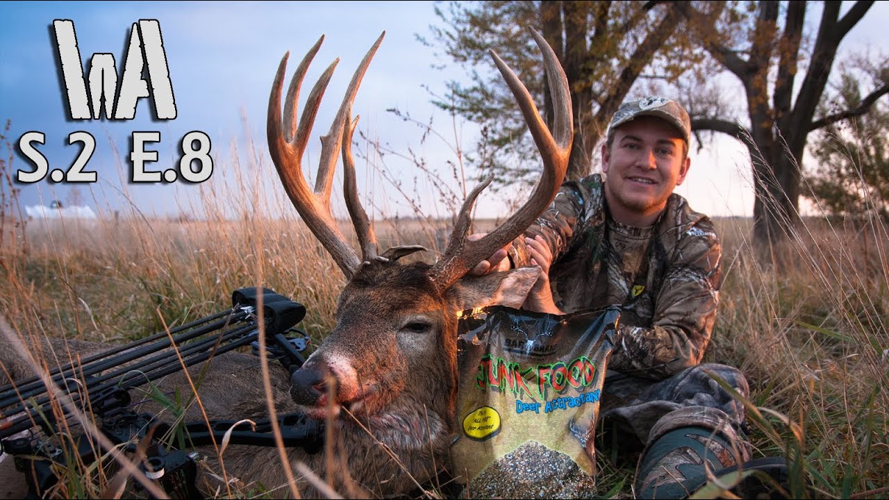 Ryan Shoots a Giant Kansas Buck - 171 Inch Stud (Bowhunting Kansas ...
