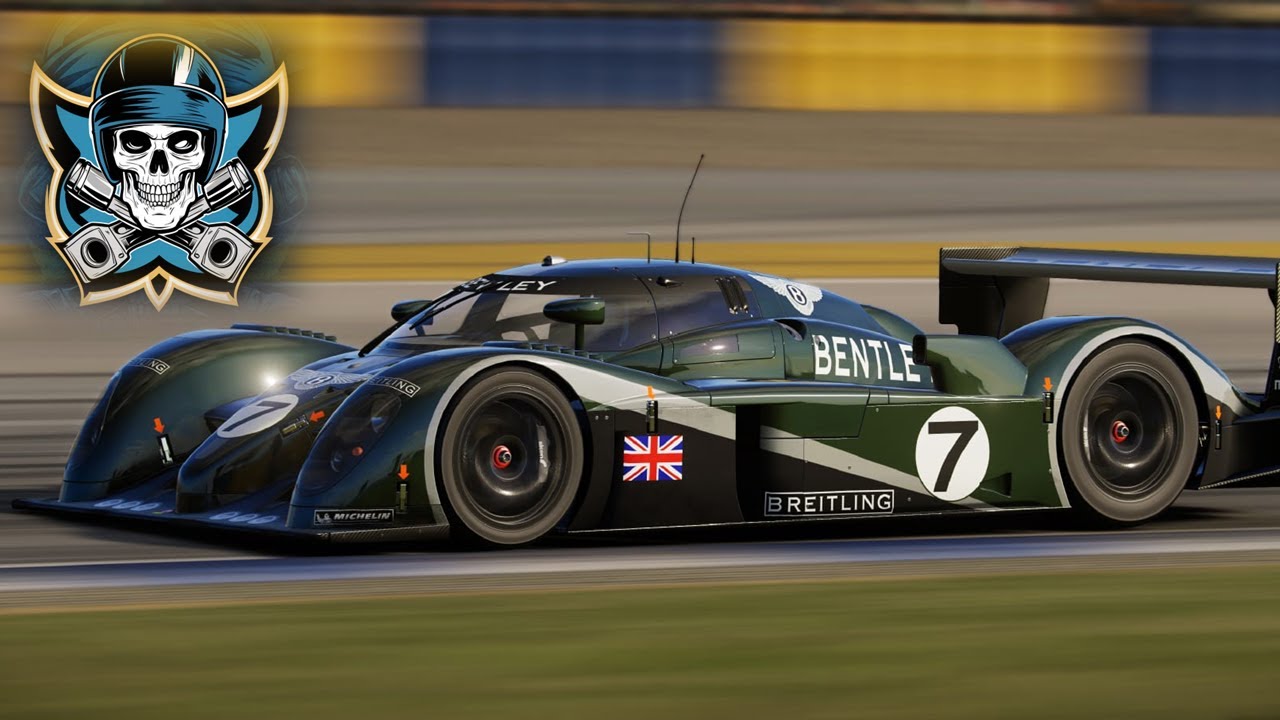 LMGTP 600 HP V8 Bentley Speed 8 260 km/h thru Heavy Storm in Barcelona ...
