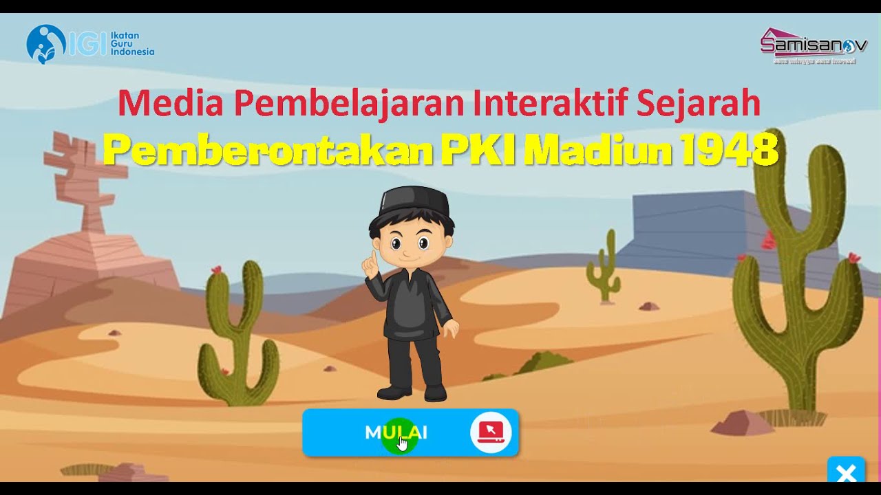Contoh Tugas PPT Interaktif Menggunakan Template - YouTube
